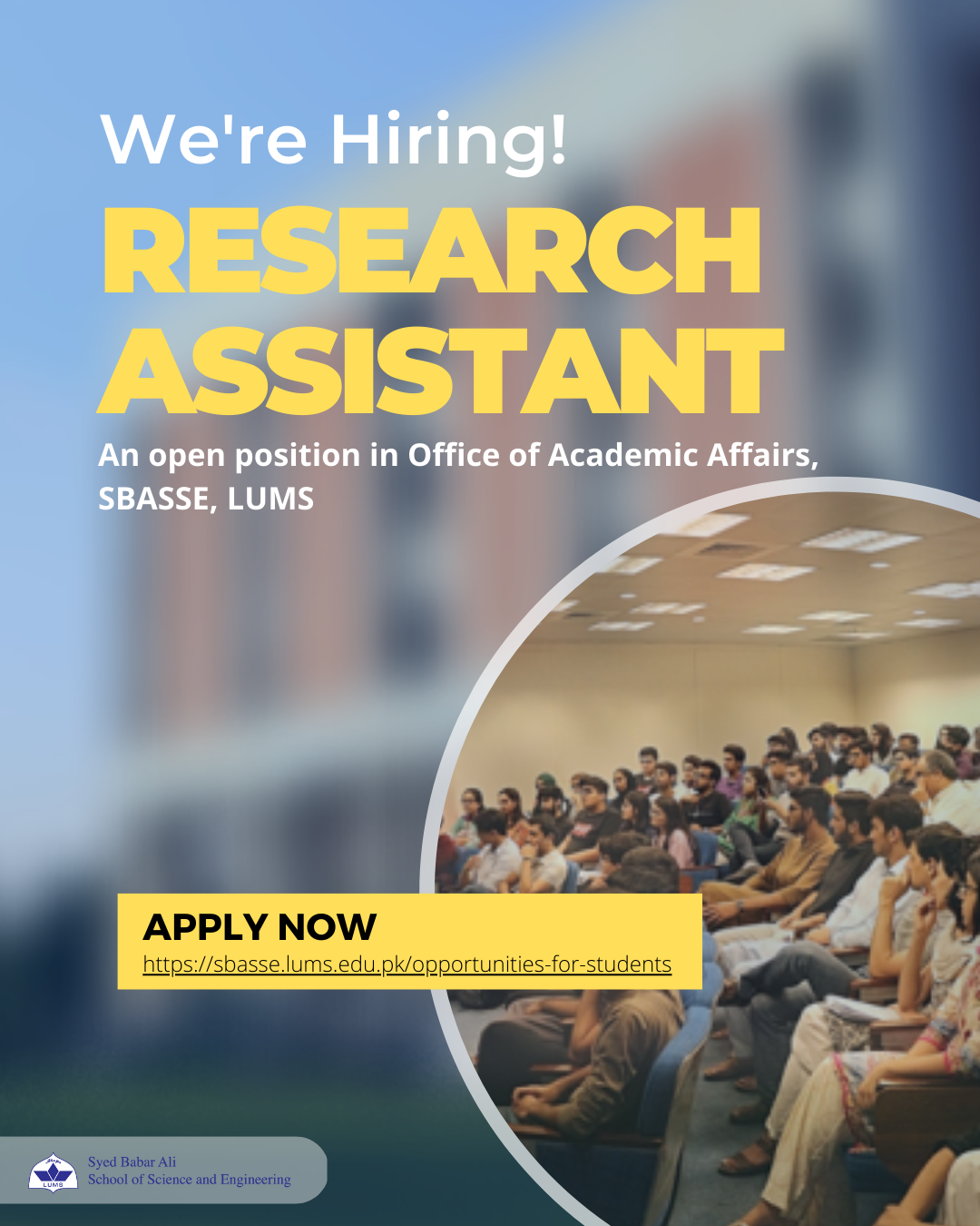 Opportunities for Students | SBASSE